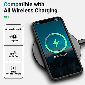 AOTESIER iPhone XR Case Ultra Slim Thin Silicone Cover with Full Body Protection [Anti-Scratch Microfiber Lining] Shockproof Bumper Case Compatible with iPhone XR 6.1 inch, Pure Black