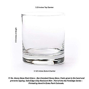 Black Lantern Whiskey Glasses – Handmade Whiskey Glass Set and Bar Glasses – Forest Animals Design (Set of Two 11oz. Glasses) - Small Tumbler Glasses for Cocktails and Everyday Drinking Glasses