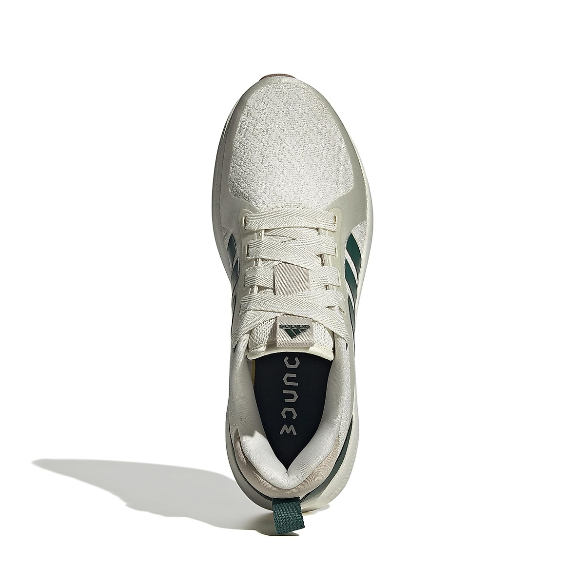 adidas Women's Edge Lux 6 Sneaker, Off White/Collegiate Green/Wonder Beige, 8.5