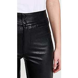 ASKK NY Women's Vegan Brighton Pants, Black, 24