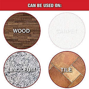 Super Sliders 2-1/2" x 9" Reusable Furniture Sliders to Move Heavy Items Quickly and Easily (Felt Hardwood Slider, 4 Pack)