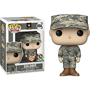 US Army - Soldier in Combat Uniform! Funko Pop Vinyl Figure (Bundled with Compatible Pop Box Protector Case)