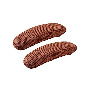 GEZICHTA Chair Arm Pad Covers Overs,Elasticity Office Computer Chair Arm Slipcover,Removable Washable Office Chair Armrest Covers Pads for Swivel Office Gaming Chair Wheelchair,Black, free size