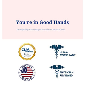 at-Home Cholesterol and Lipid Health Test Kit for Men & Women | 9-in-1 Blood Cholesterol Test | Accurate Results in 2 Days | CLIA Certified Labs