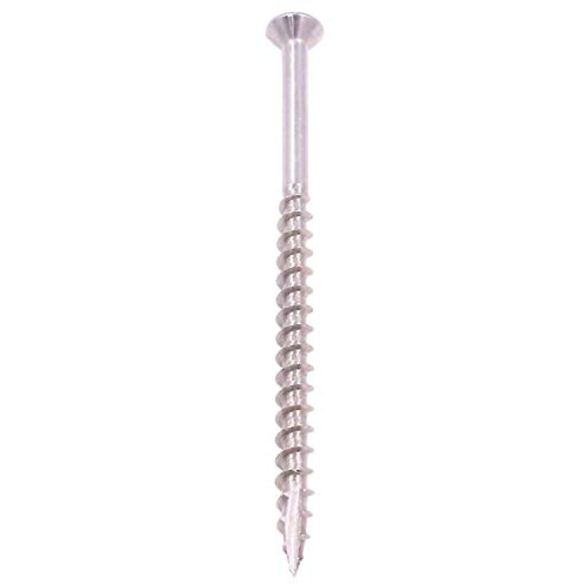 U-Turn - #10 x 3 305 Stainless Deck Screw ACQ Rated Flat Head with Nibs Type 17 Point T-25 Star Drive (50 Count)