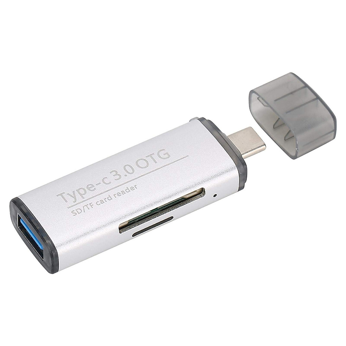 Push‑Type Designed USB3.0 Hub, 3 in 1 Hub, for Os X/Linux System OTG Memory Card Adapter