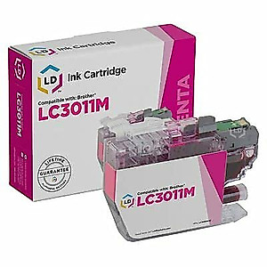 LD Compatible Ink Cartridge Replacement for Brother LC3011 (Black, Cyan, Magenta, Yellow, 4-Pack)