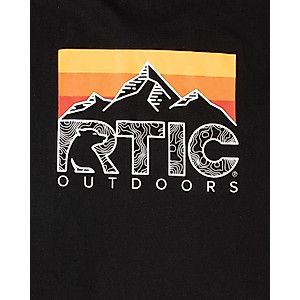 RTIC Men's Long Sleeve T-Shirt, Mountain Time, S, 100% Cotton, Perfect for The Outdoors, Hiking, Fishing, Camping, Mountain Biking, Hunting