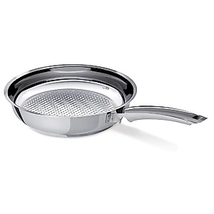 Crispy Steelux® Premium Stainless Steel Frying Pan, 11 Inch