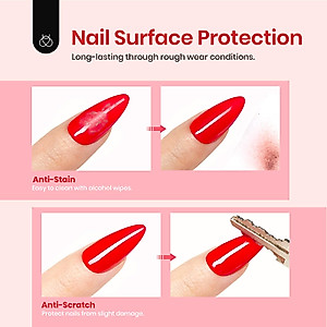 beetles Gel Polish No Wipe Gel Top Coat - 15ml Clear Glossy Top Coat Gel Nail Polish High Shine Long Lasting Nail Manicure for Women