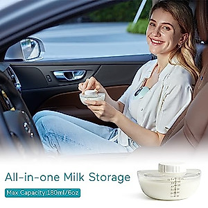 Paruu P3 Wearable Breast Pump Hands-Free, All-in-one Milk Storage, Breast Pump Portable, 4 Modes & 10 Levels, Electric & Smart Display, Memory Function, 17/21/25mm Flange (2 Packs)