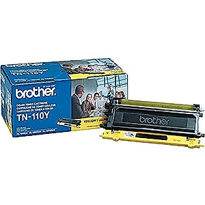 Brother Tn110y Original Toner Cartridge, Yellow - in Retail Packaging
