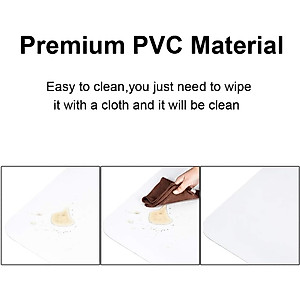 Office Chair Mats for Carpet, and Tile Floors - Protect Floors and Enhance Workspace Comfort Ideal for Home Office and Gaming, and Durable (Convex with Lip, 36''*48'')