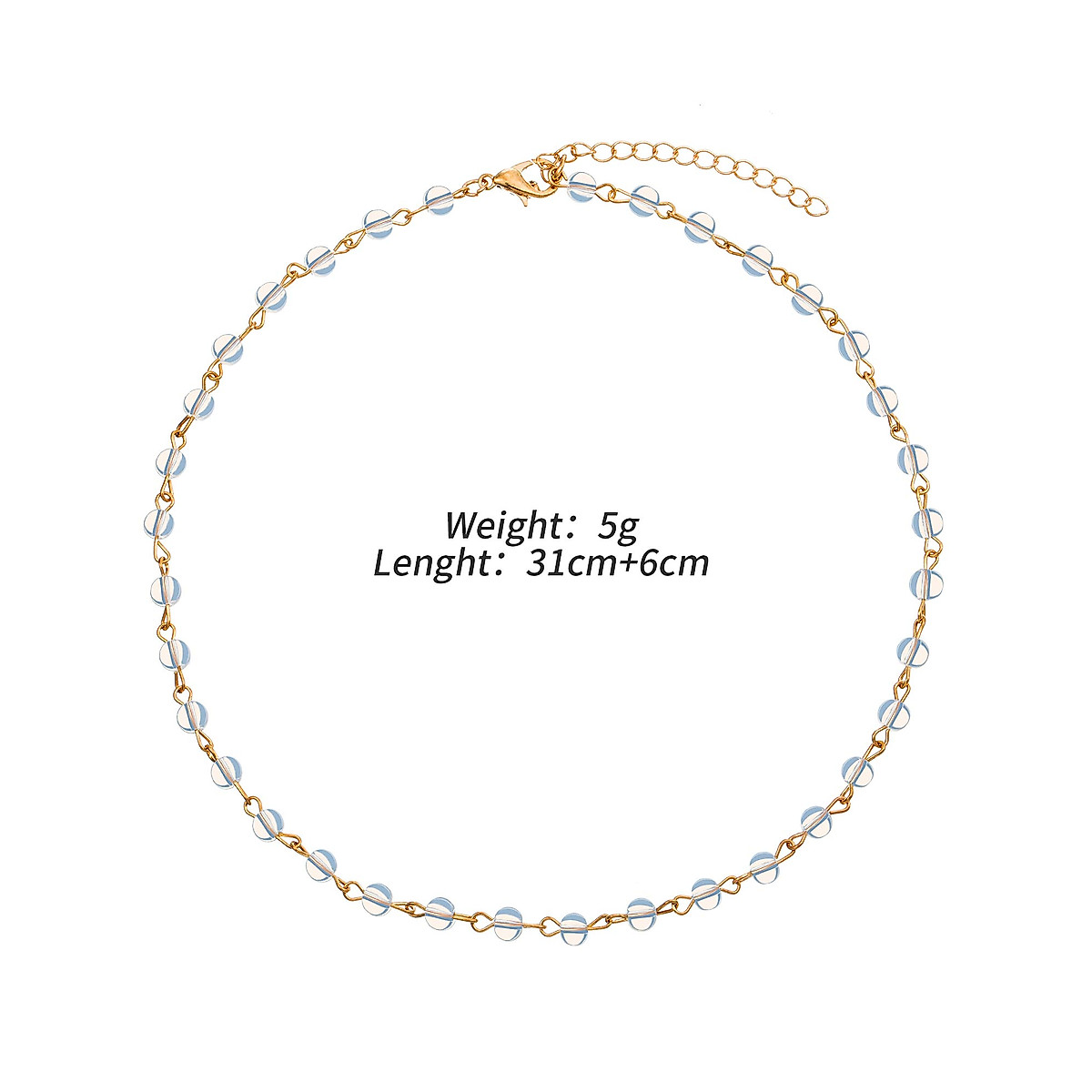 BBTO 9 Pieces Gold Layering Chain Choker Necklace Layered Pendant Statement Necklace for Women Girls (Style A)