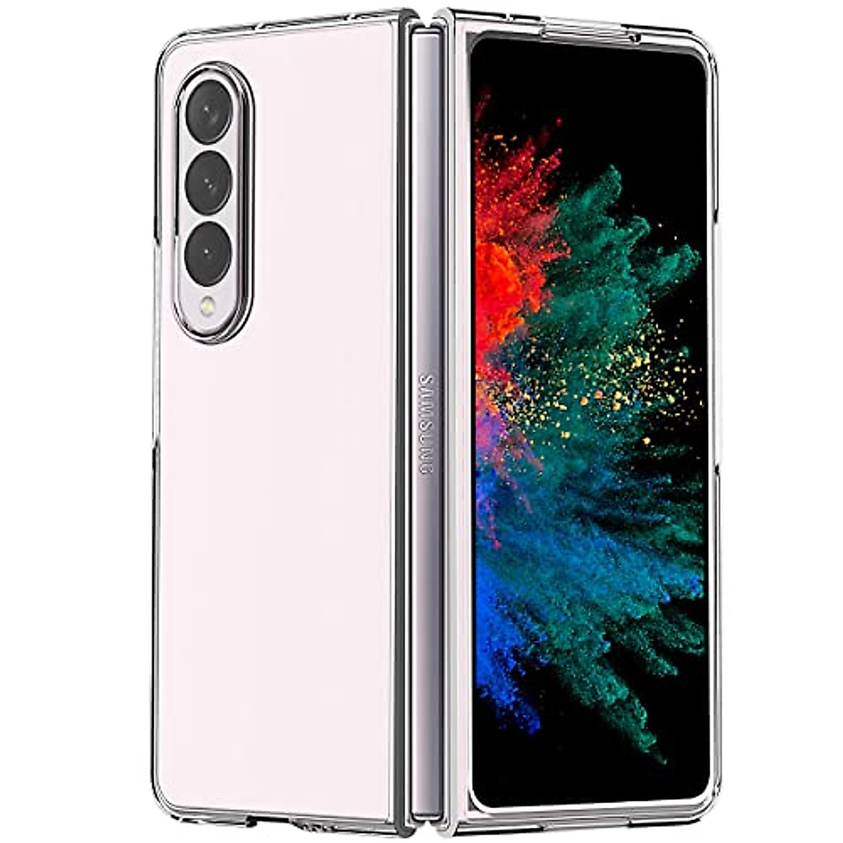 AICase for Samsung Galaxy Z Fold 4 Case Clear, [Anti-Yellow] Ultra-Thin Slim Fit Transparent Hard PC Protective Phone Case for Samsung Fold 4 5G