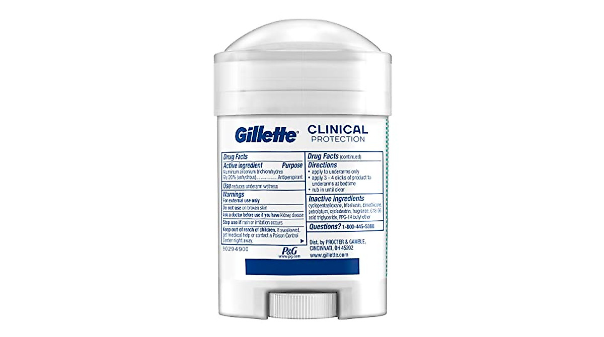 Gillette Men's Clinical Strength Deodorant | 72-Hr Sweat Protection