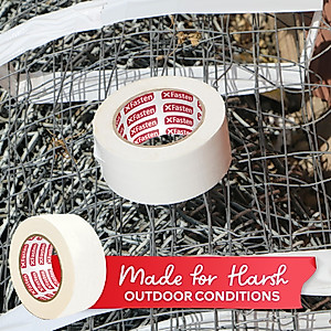 XFasten Duct Tape White, 2 Inches x 50 Yards, All-Weather Duct Repair Tape for Heavy-Duty Repair, Patching, Packing | High Tensile Strength & Shear Stress Resistance | Cold and Snow Resistant