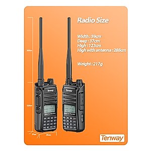 5W Handheld GMRS Two Way Radio with Long Range, Repeater Capable, NOAA Scanning & Display SYNC - Ideal for Off-Road Overlanding