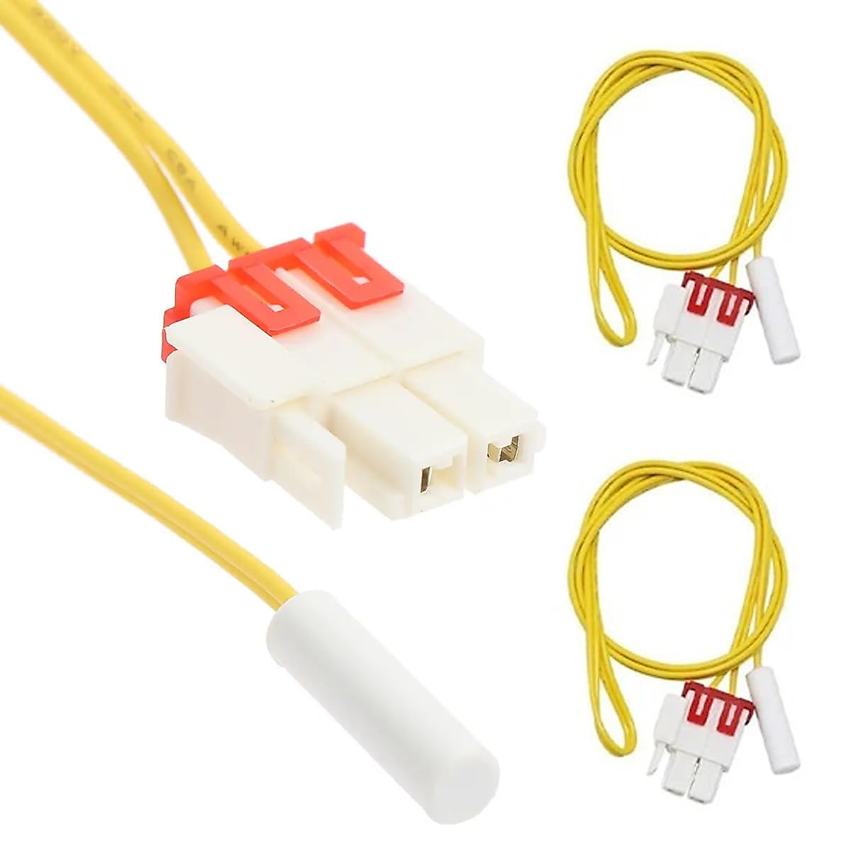 RecDec 2 Pack Refrigerator Defrost Temp Sensor Replacement Temperature Thermostat Probe for Samsung Fridge Units DA32-00006W RF217ACRS