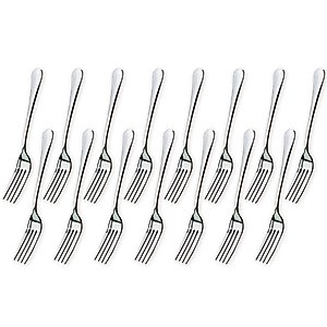 Stainless Steel Dinner Fork 7.3 Inch (8 Pcs)
