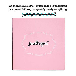 Jewelkeeper Music Box 3 Pullout Drawers, Fairy Castle Design, Waltz The Flowers Tune