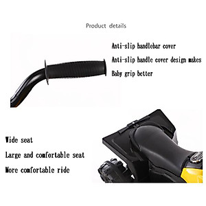 12V Electric Cars for Kids,with Metal Spring Suspensions Kids Electric Car,Soft Braking, Music,LED Lights 4 Wheeler Ride On ATV for Kids Electric Cars，for Boys Girls 4 Wheeler Power Wheels for Kids