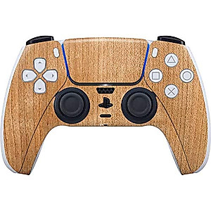 Skinit Decal Gaming Skin Compatible with PS5 Controller - Natural Wood Design