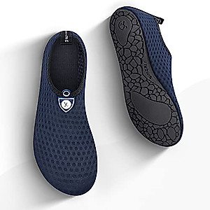 SIMARI Water Shoes for Women Men Swim Aqua Socks Beach Pool Essentials Barefoot Surf River Boat Kayak Sea Yoga Sand Exercise Sport Accessories Breathable Quick-Dry Adult Youth Kid Size SWS001