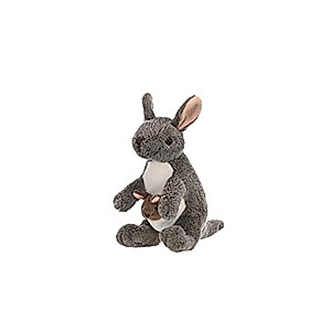 Wild Republic Kangaroo with Joey Plush, Stuffed Animal, Plush Toy, Gifts for Kids, Cuddlekins 8 Inches, 8", Model:10867