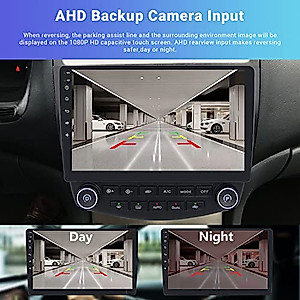 Evonavi |2GB+32GB| Car Stereo Radio for Honda Accord 7th 2003 2004 2005 2006 2007, 10.1 Inch IPS Touch Screen for Head Unit with GPS Navigation WiFi Bluetooth AM/FM/RDS 32EQ+DSP Carplay Android Auto