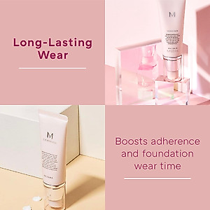 MISSHA M BB Boomer 40ml- Boost the adherence and wear of foundation that improves skin tone with dewy finish and healthy glow all while providing skincare benefits
