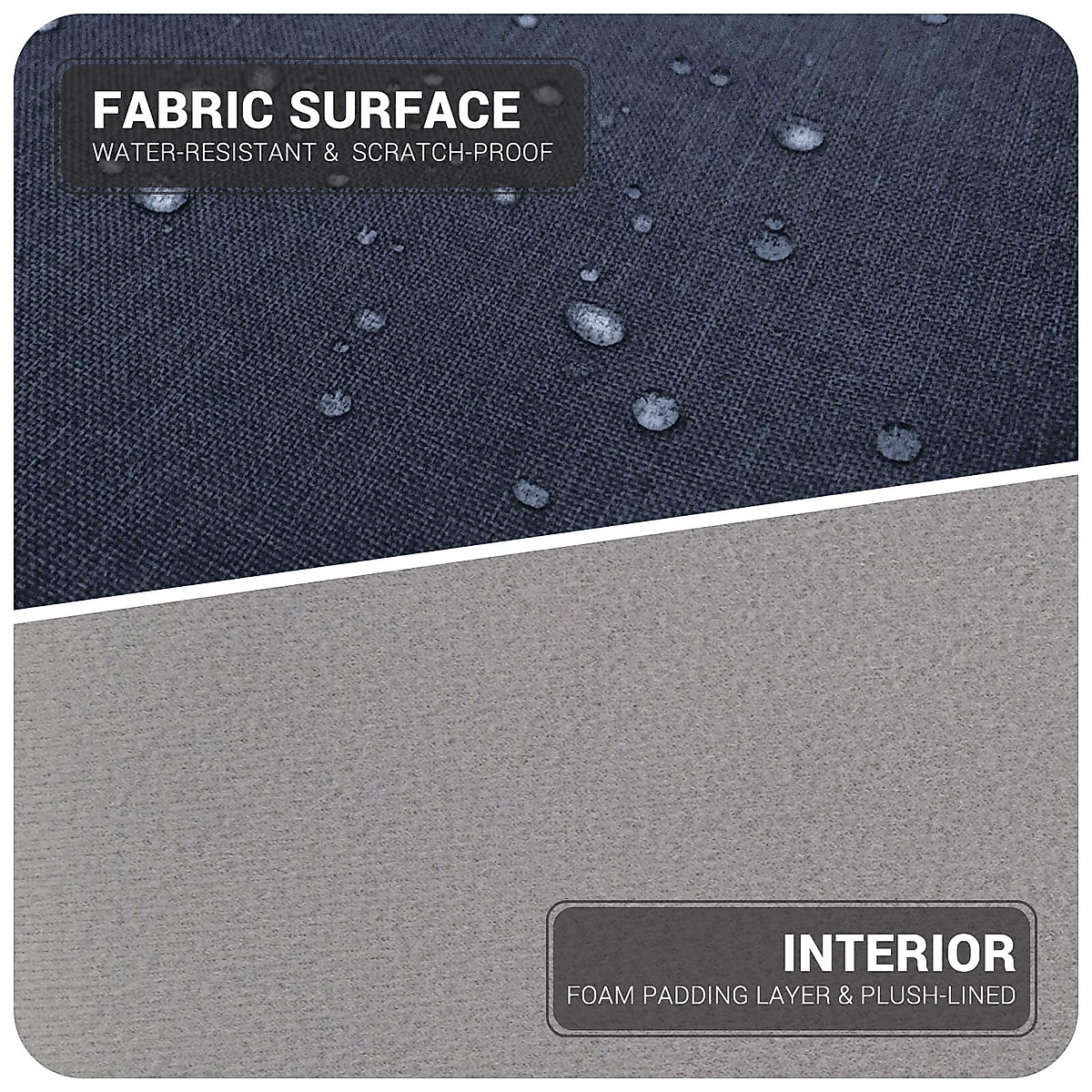 MicaYoung 15 15.6 16 inch Laptop Sleeve Case Shoulder Bag Compatible with 16 inch MacBook Pro M1 M2 Pro/Max 15.6 inch Acer ASUS Dell HP Thinkpad Chromebook 15.6 inch Gaming Laptop Bag, Navy Blue