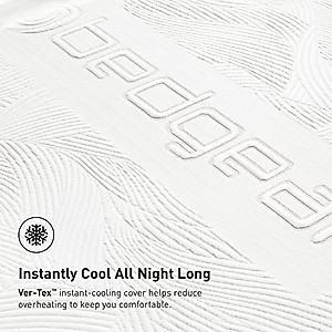 Bedgear Luxury Sport Xtreme Performance Mattress – 2020 Version – King Mattress – Plush Feel – Powered by Ver-Tex Technology – Instant Cooling and Breathable Sleep