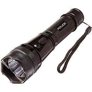 POLICE Stun Gun 1109 - Max Volt Rechargeable with LED Tactical Flashlight