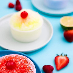 Hawaiian Shaved Ice S777 HomePro Shave Ice and Snow Cone Machine, Featuring Adjustable Blade for Fluffy Ice with 5 Round Block Ice Pucks, Make Kakigori, Bingsu, Margaritas, Create Snow Cones and Shave Ice from Home