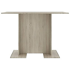 WHOPBXGAD Dining Table,Dining Chairs with Rectangular Base, Wooden bar Table Suitable for Living Room, Dining Room, Bistro Table,Sonoma Oak 43.3"x23.6"x29.5" Engineered Wood