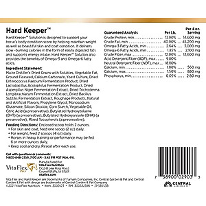 Vita Flex Pro Hard Keeper Solution, Horse Weight Supplement, Extra Calories for Weight and Slow Burning Energy, 6 Pounds