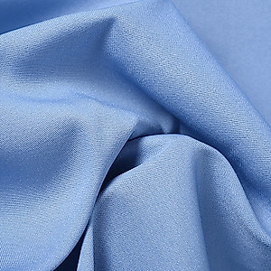 A Line Dresses for Women Mid Length Denim Dresses for Women's Summer Casual Loose Soft Jeans Dress V Neck Sleeveless Sky Blue