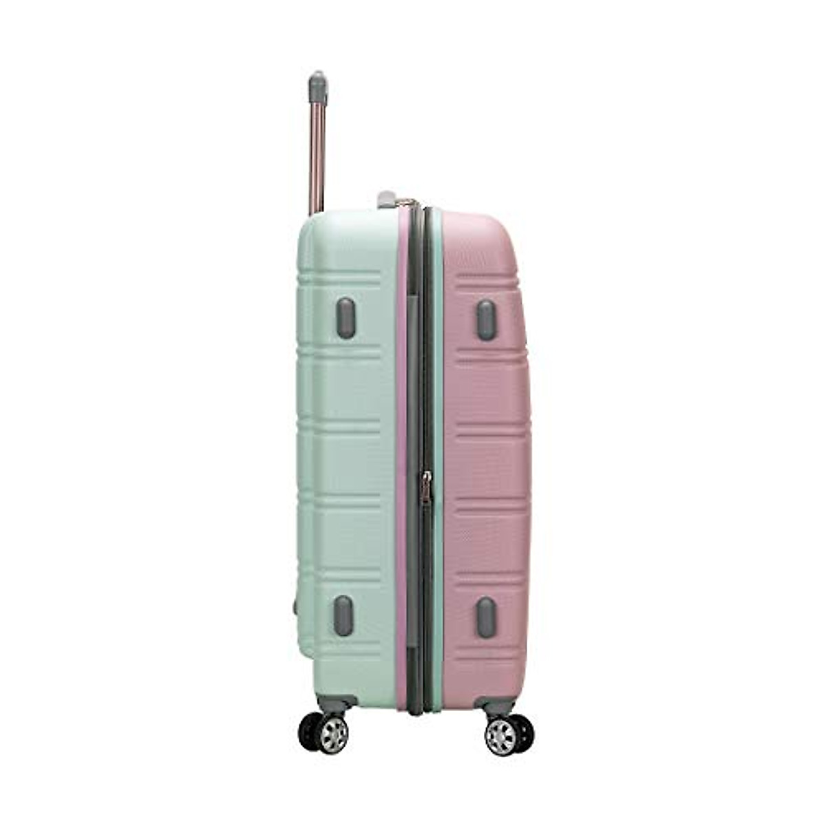 Rockland Melbourne Hardside Expandable Spinner Wheel Luggage, Mint, 2-Piece Set (20/28)