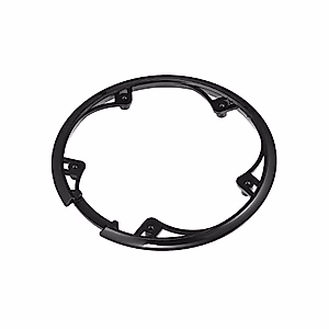 X AUTOHAUX 2pcs 48 Teeth 10cm 5 Holes Bicycle Bike Crankset Chain Wheel Cover Protection Chain Wheel Protective Cover Black