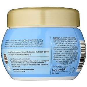 Garnier Whole Blends Hydrating Mask, Coconut Water & Vanilla Milk Extracts, 10.1 Fl Oz (Pack of 1)