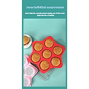 DRemdo Food grade silicone mold tool for baking circular hamburger molds High temperature resistant bread cake oven baking plate molds