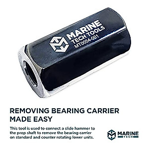 Marine Tech Tools Prop Shaft and Bearing Housing Remover — Fits Suzuki, Yamaha 115-350hp, Honda 75-250hp — Removes Bearing Carriers Fast and Easy