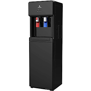 Avalon A6BLWTRCLRBLK Touchless Bottom Loading Cooler Dispenser-Hot & Cold Water, Child Safety Lock, Innovative Slim Design, Holds 3 or 5 Gallon Bottles-UL/Energy Star Approved-Black