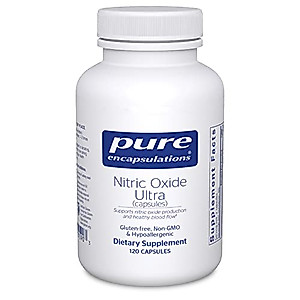 Pure Encapsulations Nitric Oxide Ultra (Capsules) | Supplement to Support Nitric Oxide Production, Healthy Blood Flow, and Vascular Health* | 120 Capsules