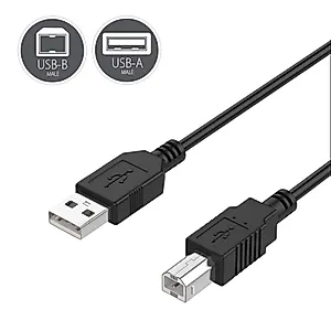 Digipartspower 6ft USB 2.0 Data PC Cable Cord for Magicspin Model Number: BCE 5224UI USB CD CD-R/RW Recordable Rewritable Drive 52x24x52x MAGICSPIN DVD8DBE DVDRW 1008UI DVD Burner