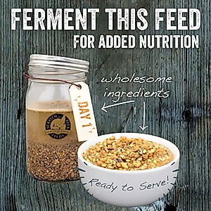 Scratch and Peck Feeds Organic Layer Chicken Feed with Corn for Chickens and Ducks - 25-lbs - Non-GMO Project Verified, Always Soy Free - 1004-25