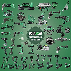 Metabo HPT 36V MultiVolt Cordless Metal Connector Nailer Kit | Accepts 1-1/2-Inch and 2-1/2-Inch Nails | Strap-Tite Probe Tip | NR3665DA