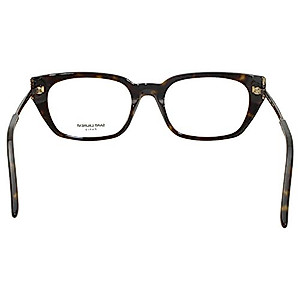 Saint Laurent Cateye Eyeglasses SL M48 004 Havana/Gold 51mm YSL