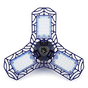 360º Triple Garage Light - Blue
